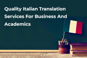 Italian Translation Services | Translate from other languages