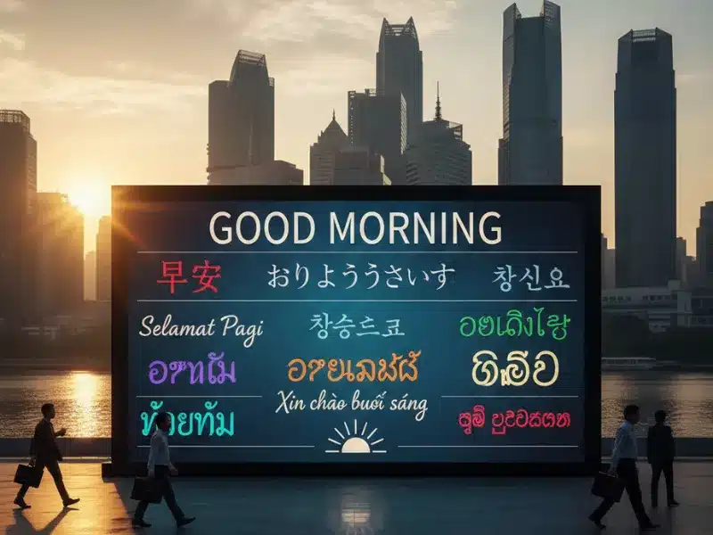 Good Morning in Every Language Around the World